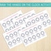 Telling Time Practice, Analog & Digital Time, Matching Game and ...