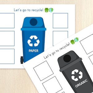 Waste Sorting Activity, Garbage Sorting, Trash, Rubbish, Recycling Game ...