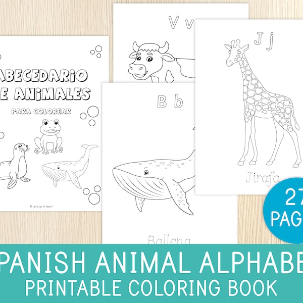 Spanish Alphabet - Etsy