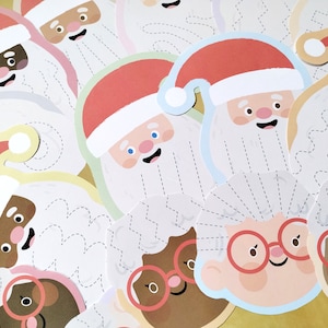 Santa's Beard Cutting Activity and Mrs. Claus Haircut, Christmas ...