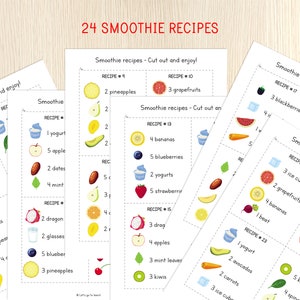 Make a Smoothie Game, Pretend Play, Dramatic Play for Kids, Cutting and ...