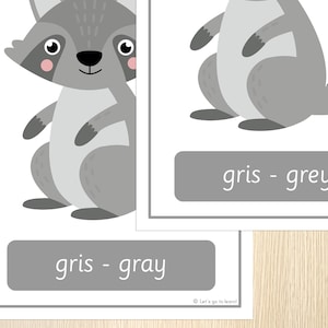 Colors Flashcards and Posters - Spanish and English - Bilingual ...