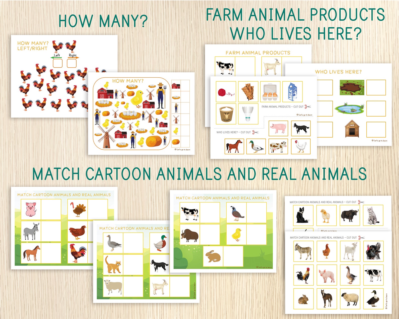 Farm Busy Book Farm Animals Toddler Preschool Kindergarten | Etsy