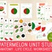 Watermelon Unit Study, Parts, Life Cycle, Varieties, Worksheets ...