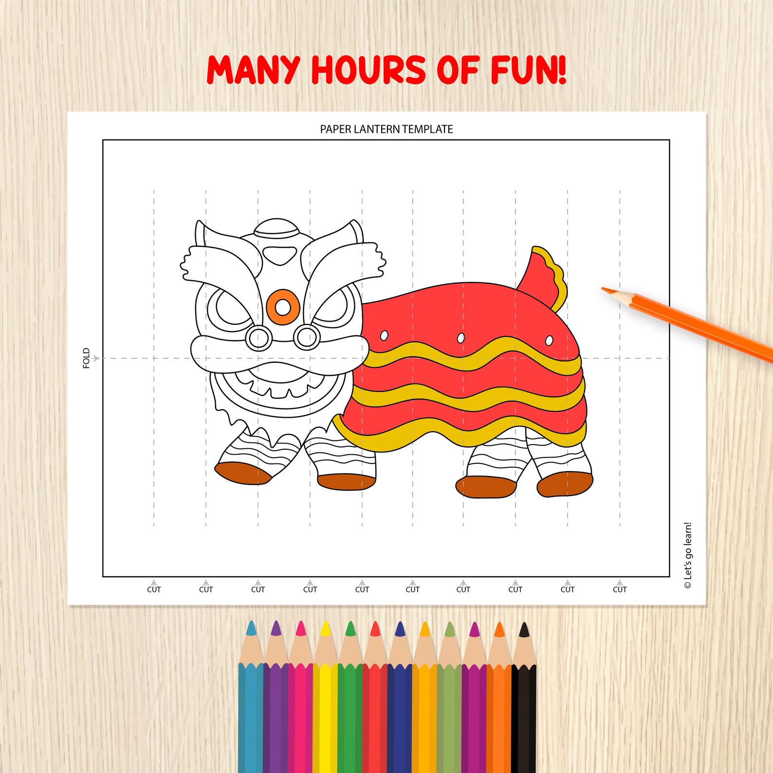 Chinese New Year Paper Lantern Craft – Lunar New Year Lantern Templates ...