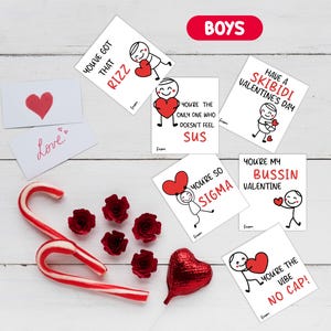 Slang Kids Valentine's Day Cards - Funny Printable Classroom Valentine ...