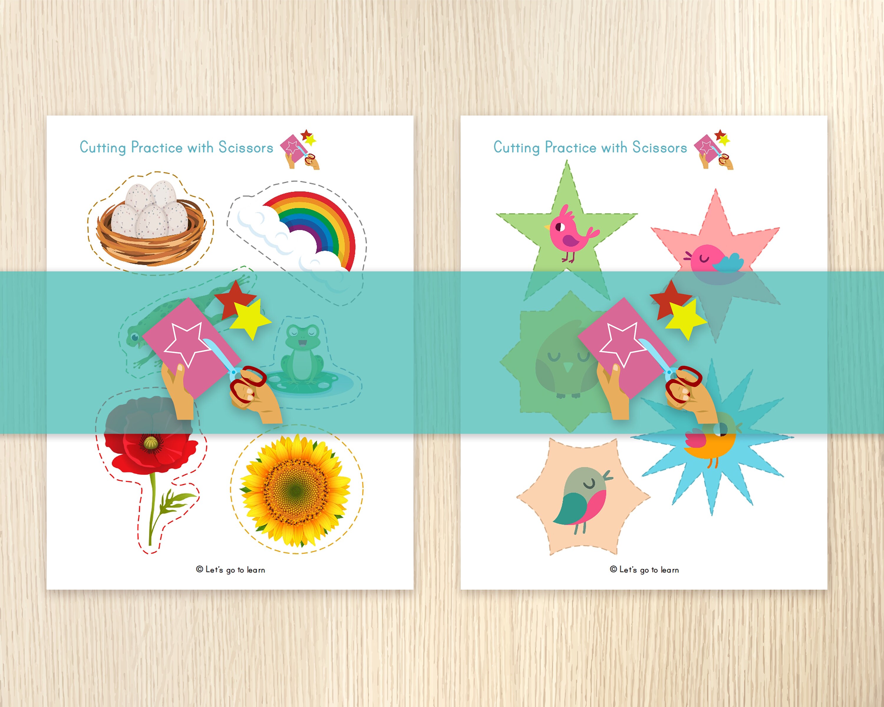 Spring Cutting Practice - Scissor Skills Practice - Spring Worksheets ...