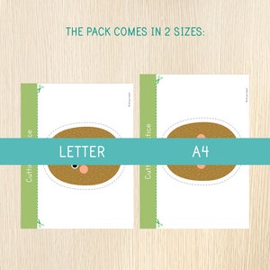 Fruits Cutting Activity, Cutting Practice Worksheets, Scissor Skills ...