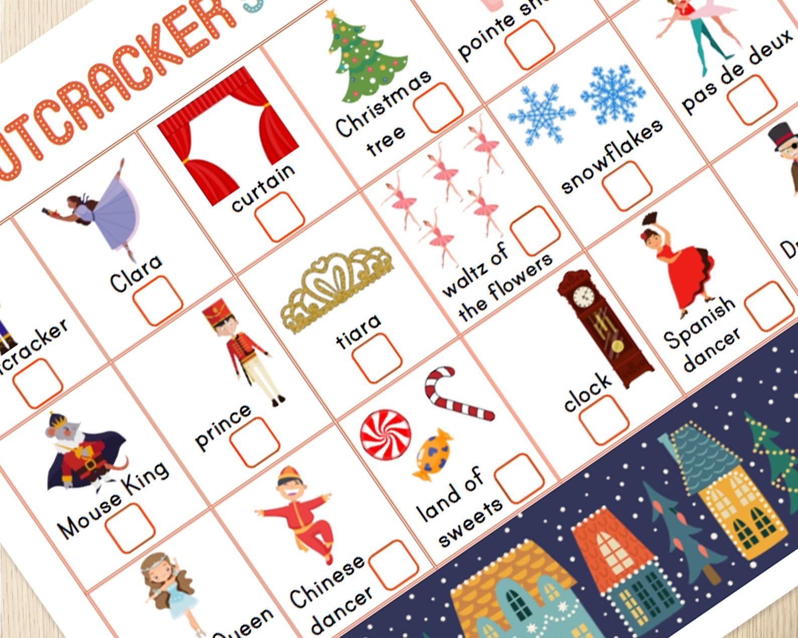 Nutcracker Scavenger Hunt Treasure Hunt Activity Christmas | Etsy