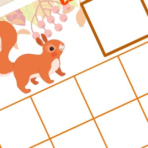Squirrel Counting Activity, Counting Practice 1-10, Matching Activity ...