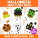 Halloween Snap Cubes Mats, Connecting Cubes Task Cards, Preschool ...