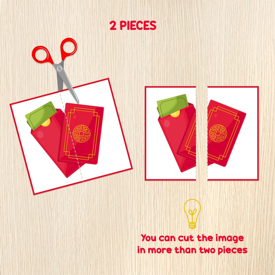 Chinese New Year Matching Activity - Lunar New Year Game - Puzzles for ...
