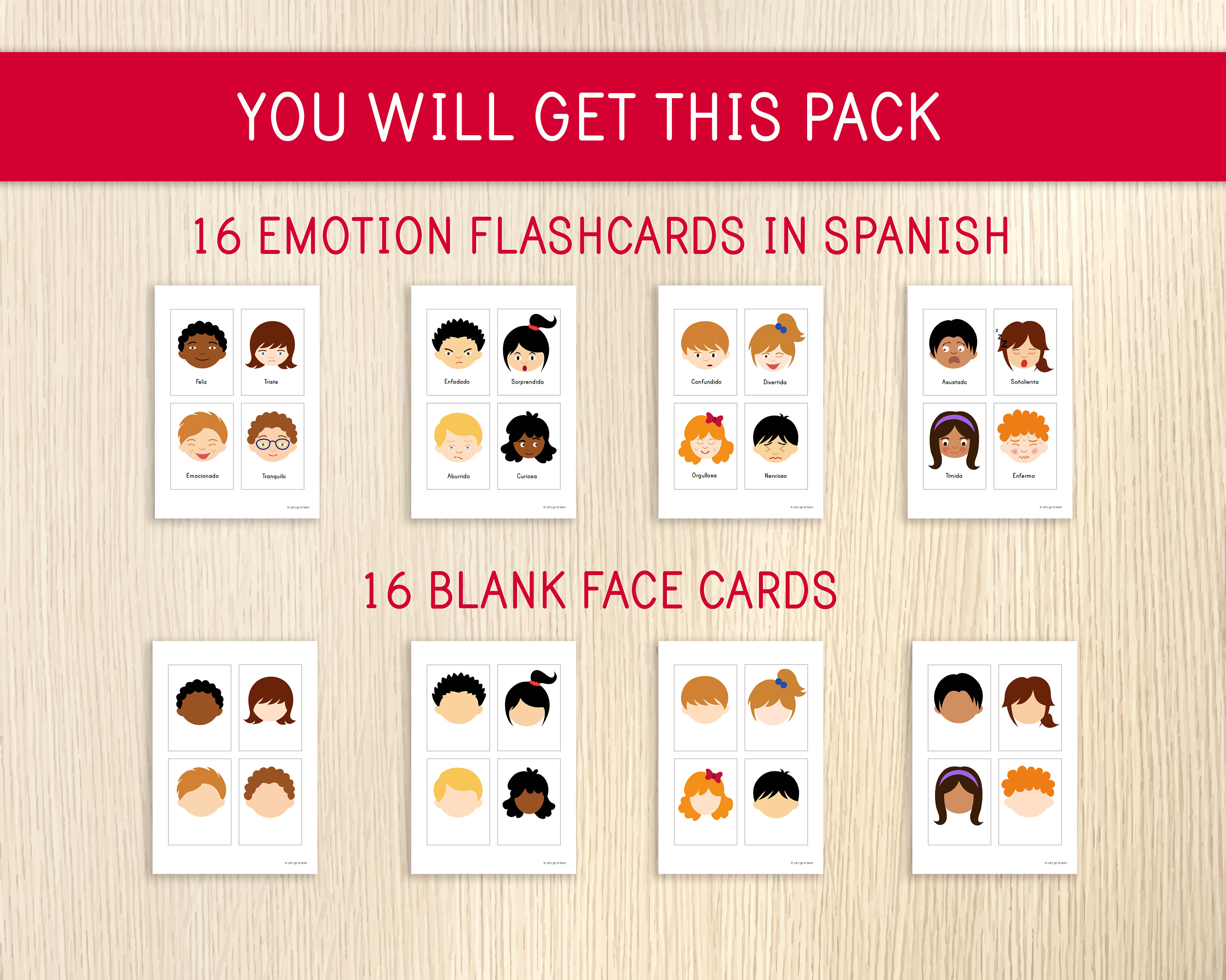 Spanish Emotions Flashcards at Sienna Kraegen blog