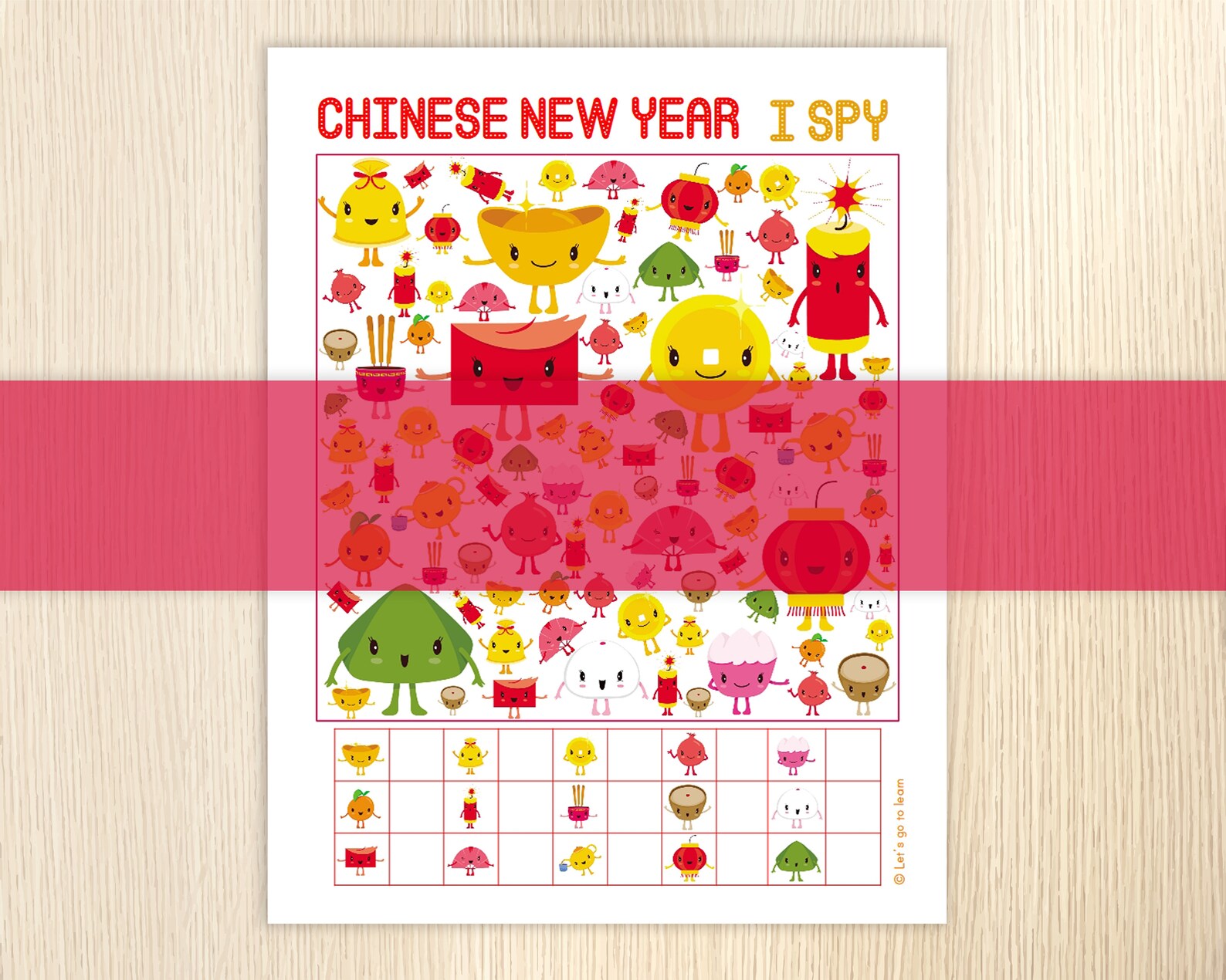 Chinese New Year I Spy Games Chinese Zodiac Animals Lunar | Etsy