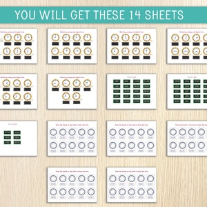 Telling Time Practice, Analog & Digital Time, Matching Game and ...