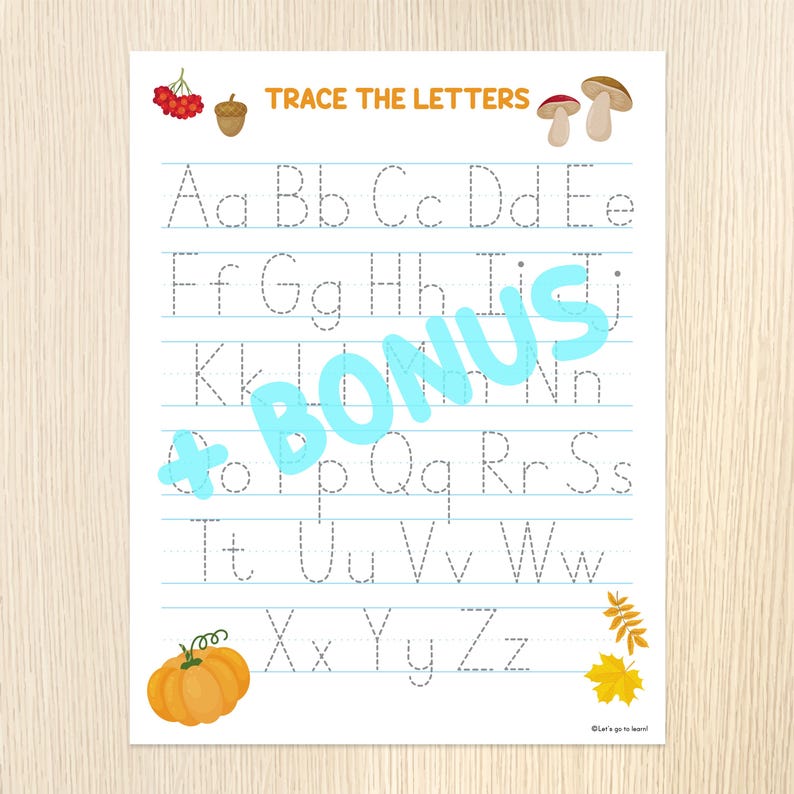Pumpkin Letter Matching Game - Fall Alphabet Puzzles - Upper ...