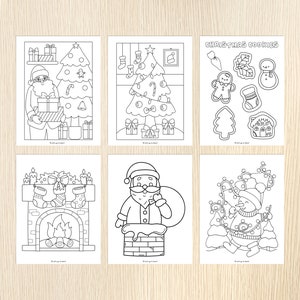Christmas Coloring Pages for Kids Santa, Snowman, Christmas Tree ...