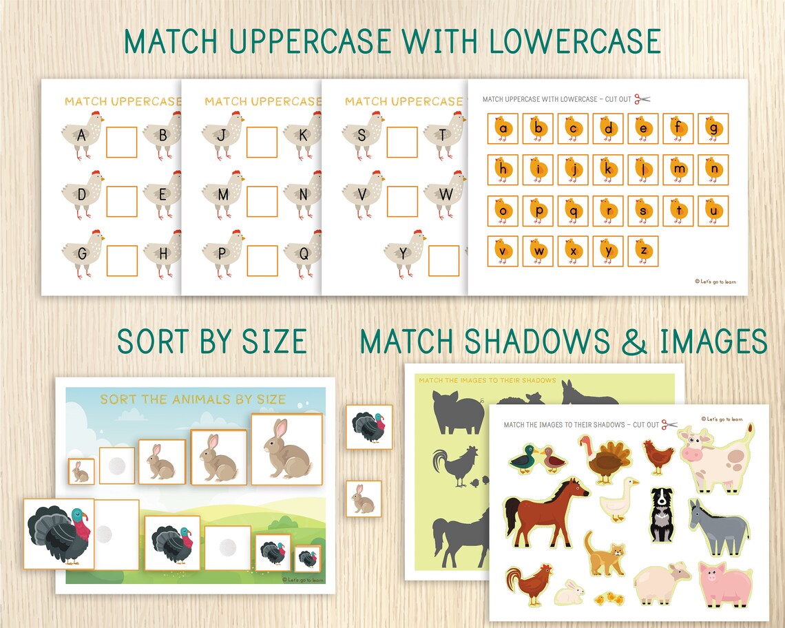 Farm Busy Book Farm Animals Toddler Preschool Kindergarten | Etsy