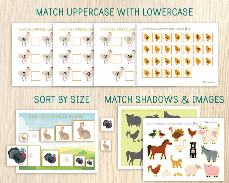 Farm Busy Book Farm Animals Toddler Preschool Kindergarten | Etsy