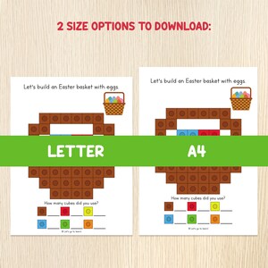 Easter Snap Cubes Mats - Connecting Cubes Task Cards - Preschool ...