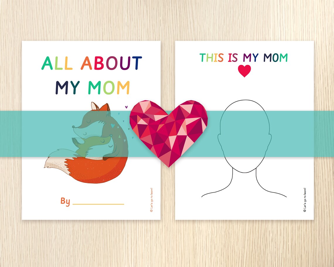 All About My Mom Book, Mother's Day Gift, Birthday, Present for Mom ...