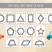 Shapes Tracing Road Mats, Math Busy Book, Geometry, Toddler, Preschool ...
