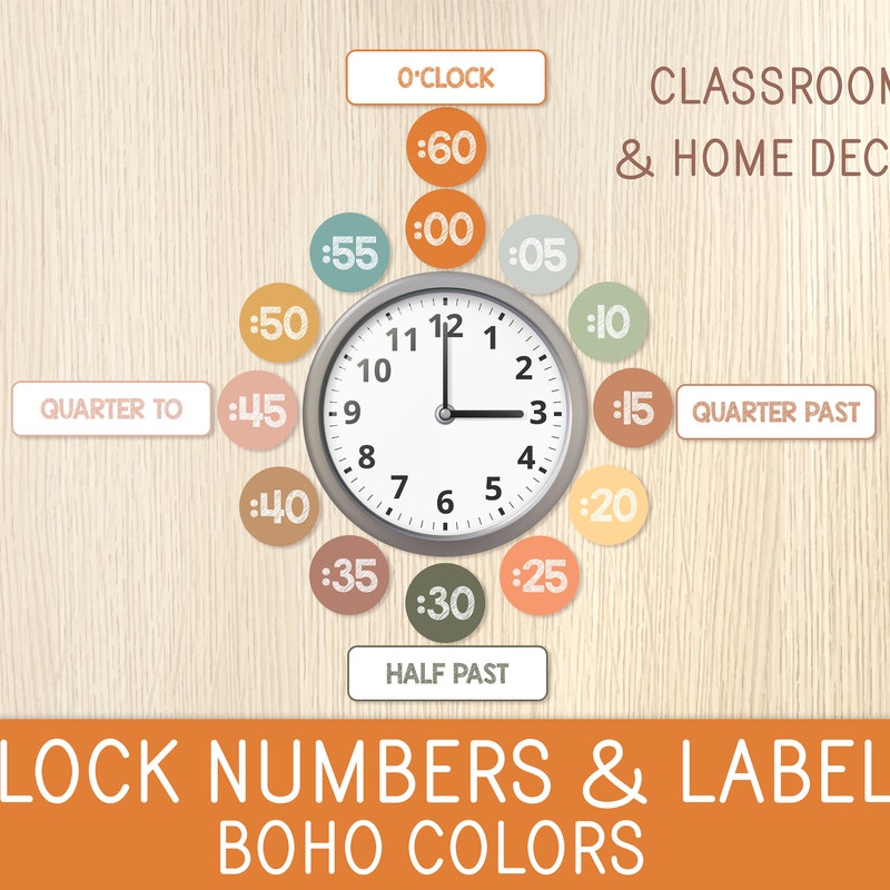 Boho Wall Clock - Etsy