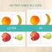 Fruit Puzzles, Matching Cards, Symmetry, Montessori Activity, Toddler ...