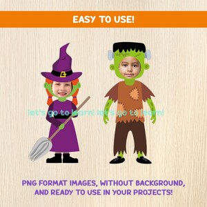 Halloween Add Your Own Photo Picture BUNDLE - Halloween Costume Photo ...