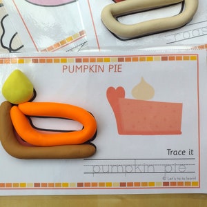 Thanksgiving Feast Playdough Mats, Play Doh Activity, Fall, Autumn ...