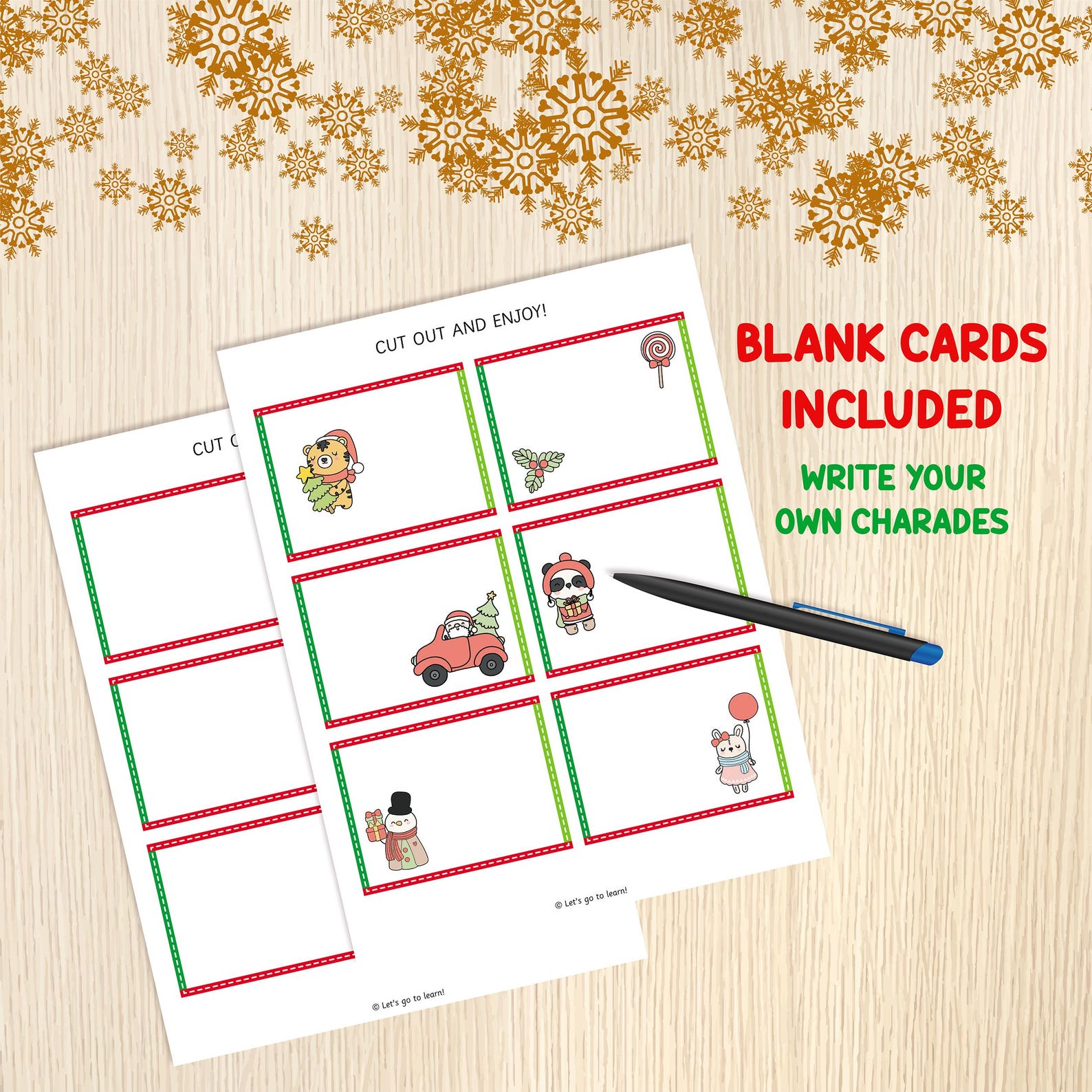 Christmas Scavenger Hunt for Kids - Indoor Christmas Treasure Hunt - 60 ...