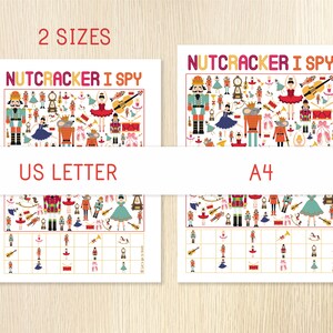 Nutcracker I Spy, Look and Find, Seek and Find, Christmas Game ...