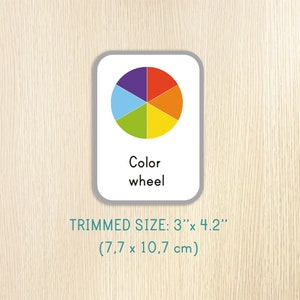 Color Flashcards, Color Cards, Toddler, Preschool, Kindergarten, Color ...
