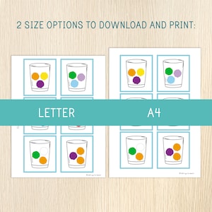 Color Sorting Game With Pom Poms, Color Matching Activity, Toddler ...