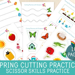 Montessori Cutting Practice - Etsy