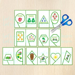 Hungry Caterpillar Cutting Practice Worksheets, Scissor Strips ...