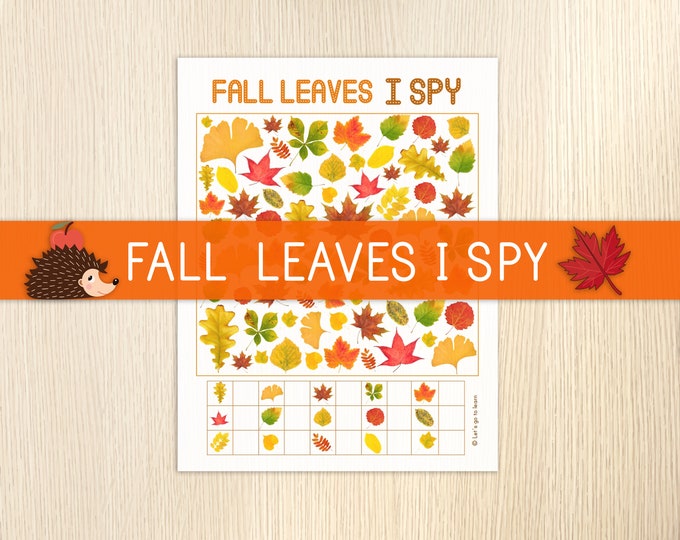 Autumn I SPY - Etsy