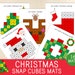 Christmas Snap Cubes Mats, Connecting Cubes Task Cards, Preschool ...
