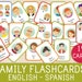 Weather Flashcards, Spanish & English Cards, Bilingual, Preschool ...