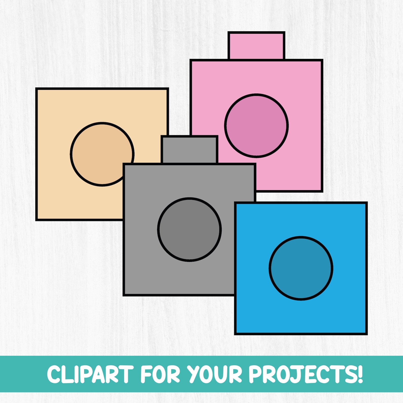 Snap Cubes Clipart Bundle - 18 Colors - Unifix, Connecting Cubes - Math ...