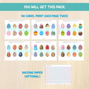 Easter Eggs Memory Game - Easter Matching Activity - Toddler, Preschool ...