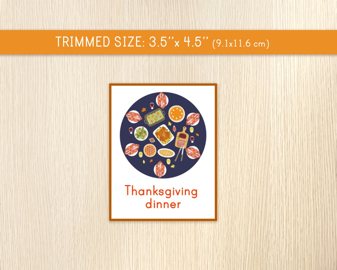 Thanksgiving Vocabulary Flashcards - Thanksgiving Words - 40 Cards ...