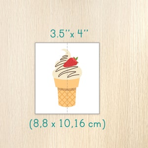 Ice Cream Matching Activity, 52 Puzzles, Popsicles, Toddler & Preschool ...