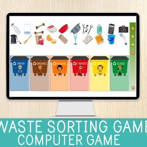 Waste Sorting COMPUTER GAME, Sorting Activity, Garbage, Rubbish, Earth ...