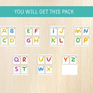 Letters Play Dough Mats - Preschool, Pre-k, Kindergarten - Alphabet ...