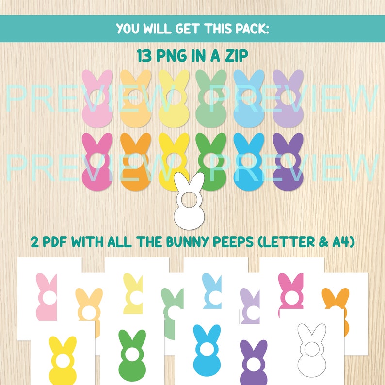 Easter Bunny Peeps - Add Your Photo Activity for Kids - Easter Craft ...