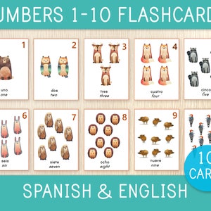 SPANISH-ENGLISH BUNDLE #1, Colors, Numbers, Emotions, Weather ...