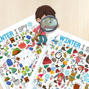Seasons I Spy BUNDLE, Winter, Spring, Summer, Fall, Look and Find, Seek ...