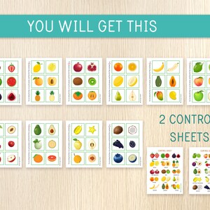 Fruit Slices Matching Activity, Outside & Inside Fruits, Montessori ...