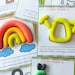 Spring Playdough Mats, 34 Visual Cards, Play Doh, Toddler Activity ...
